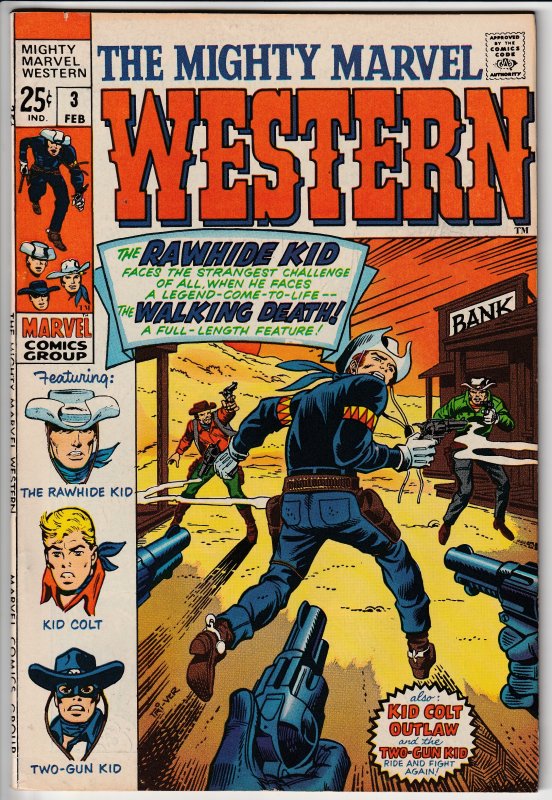 The Mighty Marvel Western #3 (1969) | Comic Books - Silver Age, Marvel ...