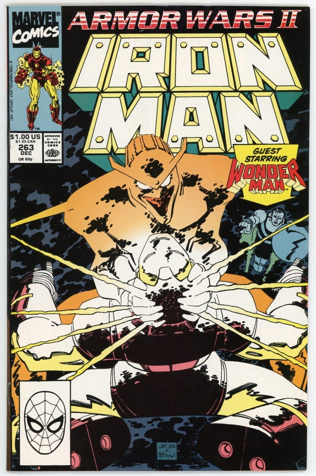 Iron Man 263 Vf 8 0 Marvel 1990 Copper Age Fin Fang Foom John Byrne