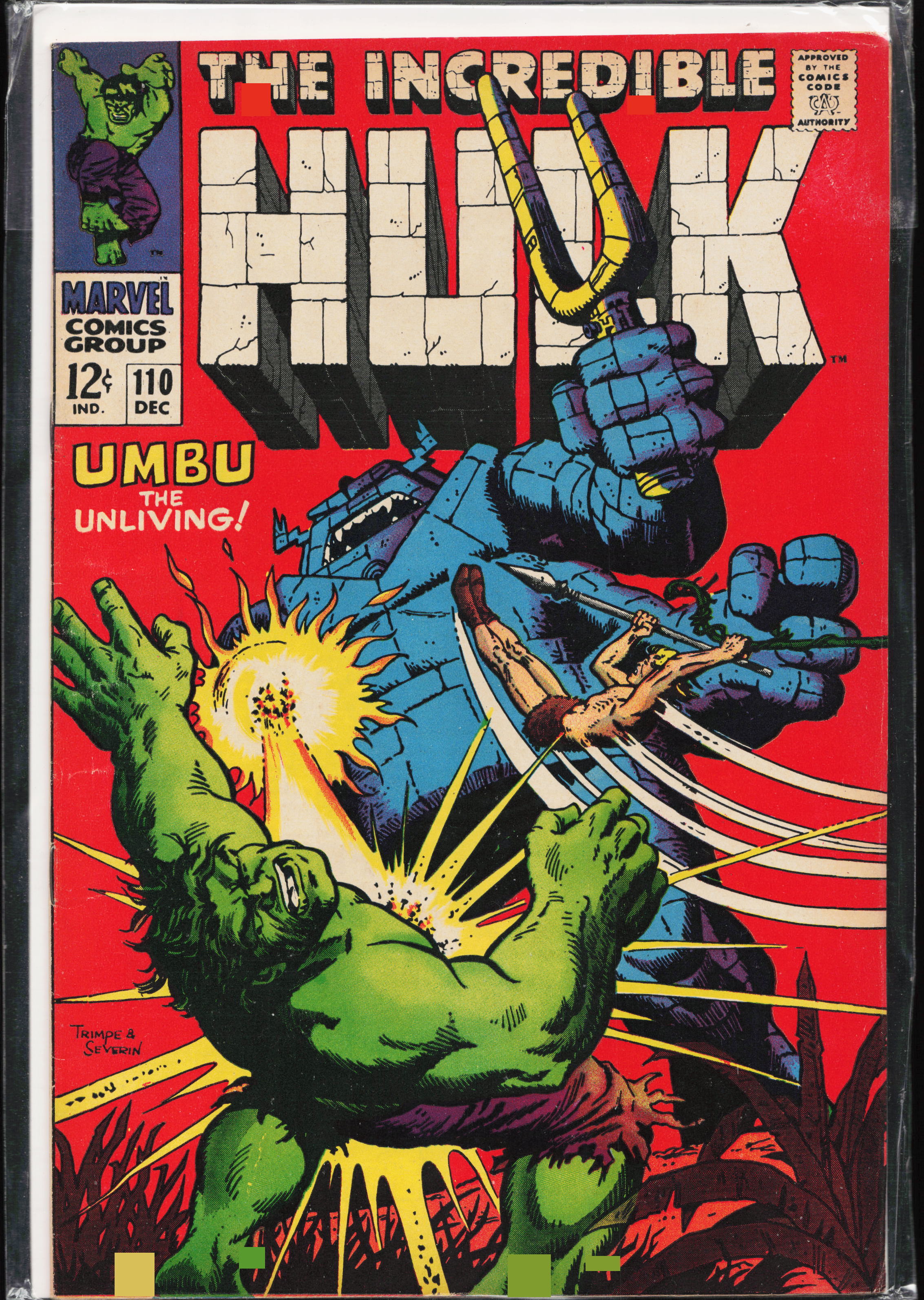 The Incredible Hulk #110 (1968) Hulk | Comic Books - Silver Age, Marvel ...