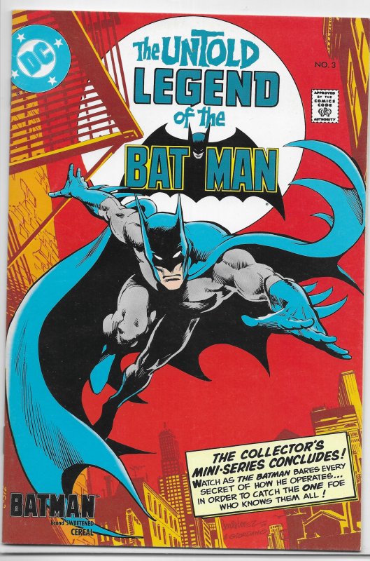 Untold Legend of the Batman (1989) #1-3 (complete set) Wein/Byrne/Aparo ...