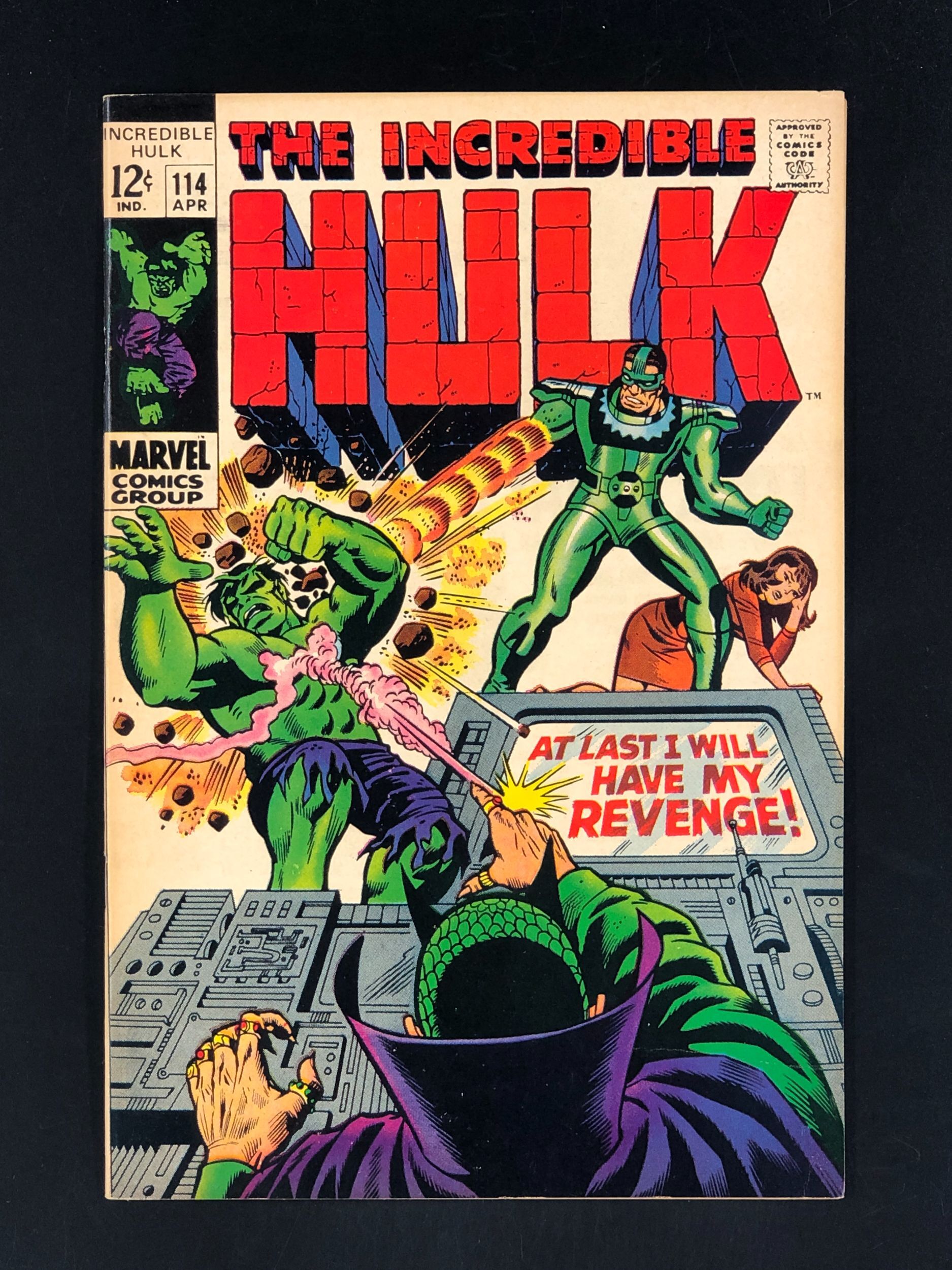 The Incredible Hulk #114 (1969) VF/NM | Comic Books - Silver Age ...