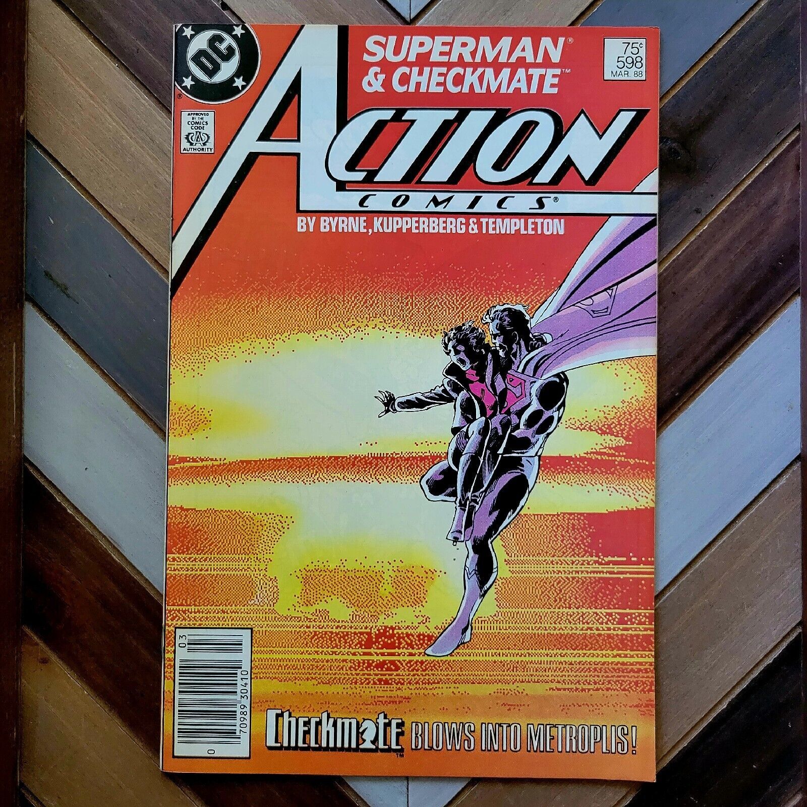 Action Comics #598 (DC 1988) High Grade! Newsstand Superman 1st App ...