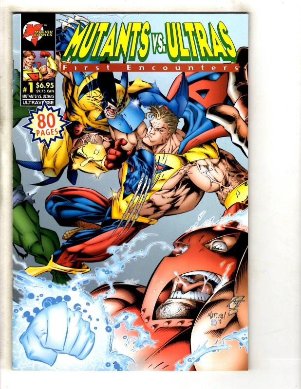 7 Malibu Comic Books Ultraverse 1 2 Ultras 1 Ultraforce 1B Avengers 1 ...