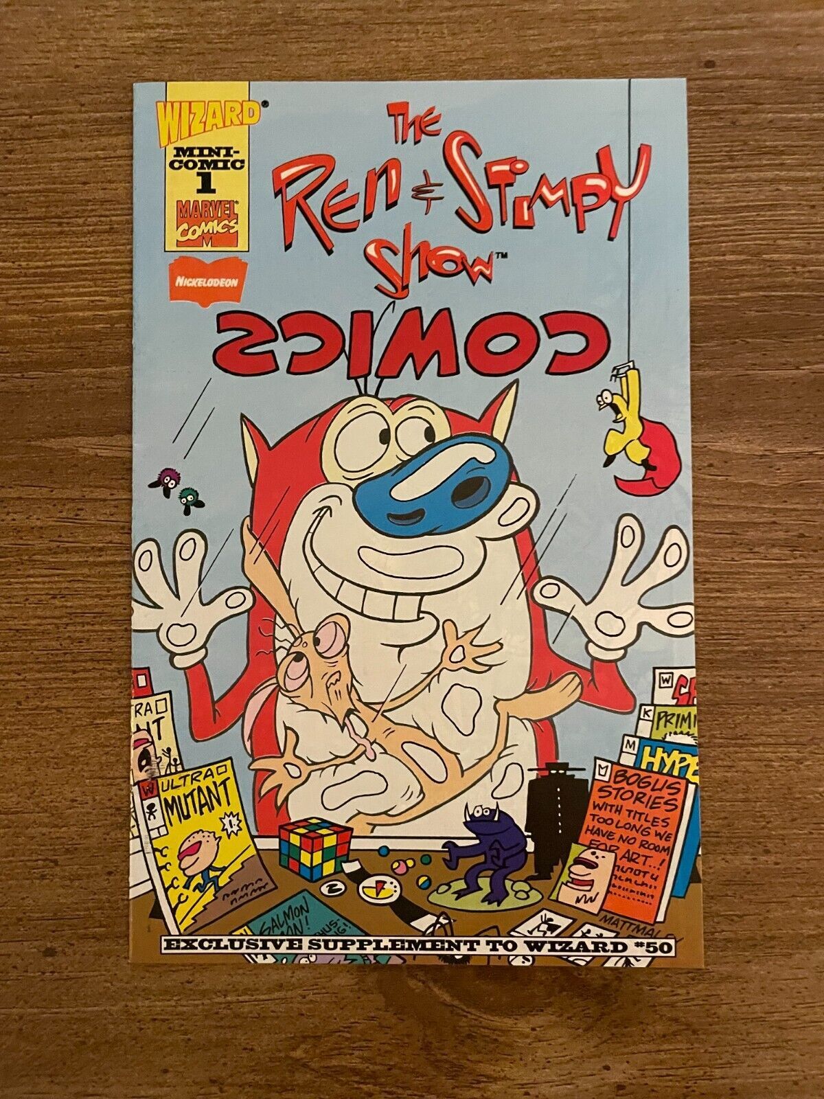 The Ren & Stimpy Show Comics # 1 NM Ashcan Marvel Comic Book Mini ...