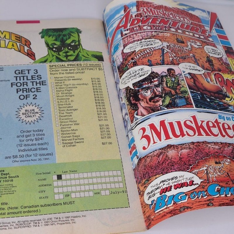 X-Force #2 Marvel 1991 FN 1st Appearance Weapon X Garrison Kane 2nd ...