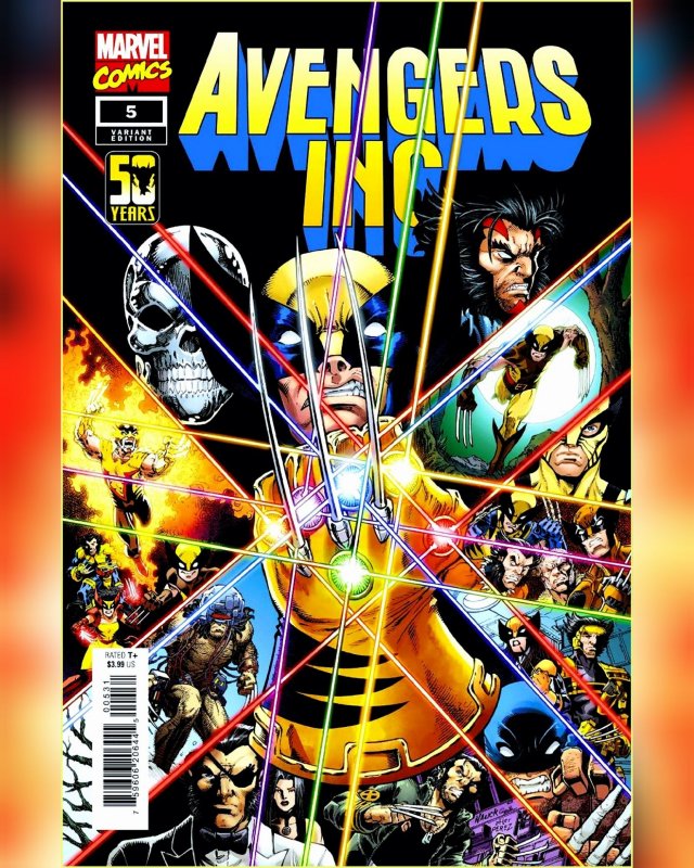 AVENGERS INC #5 Key! 1st Wolverine Infinity /TODD NAUCK VARIANT PreSale ...