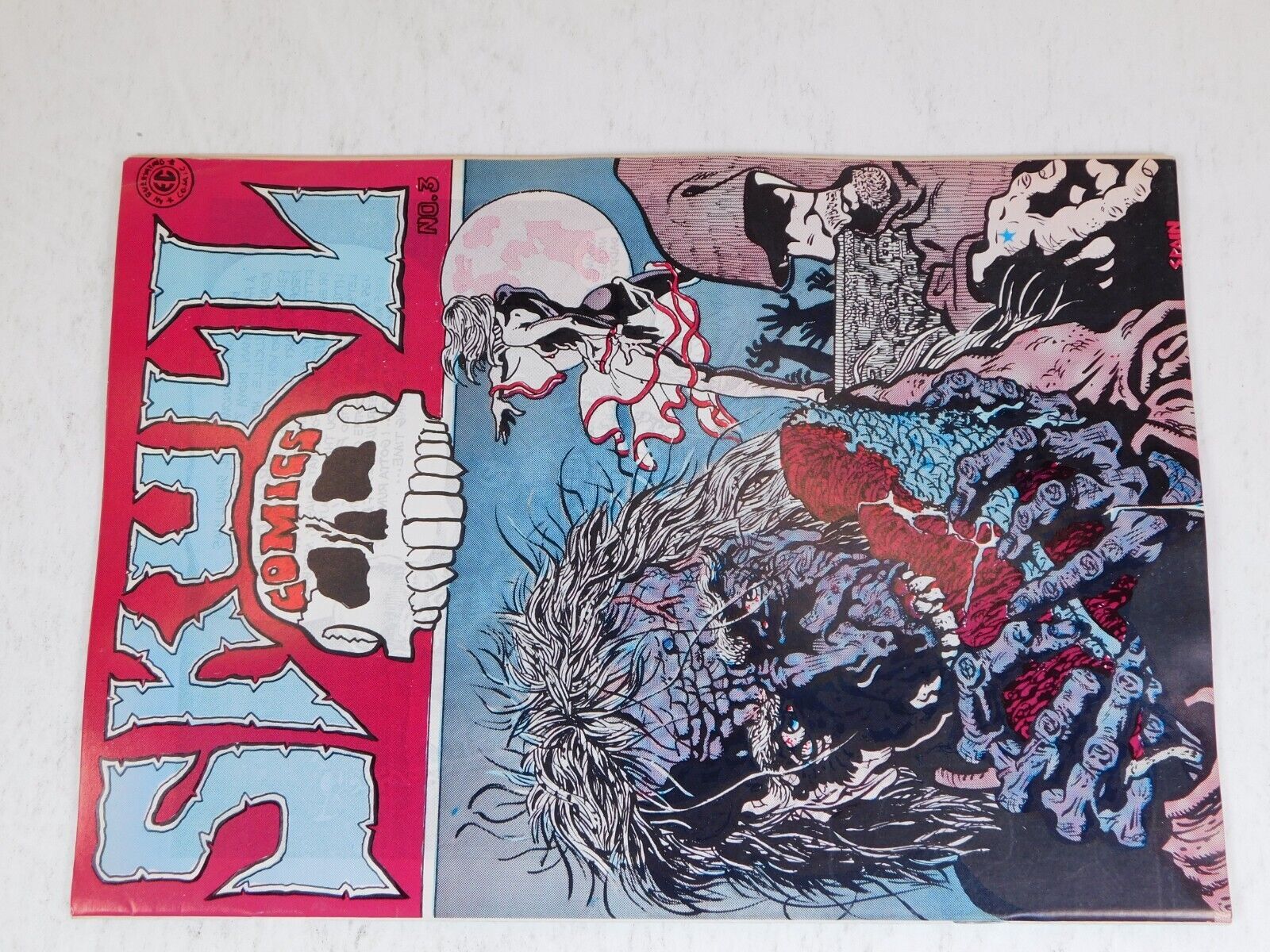 Skull #3 Underground Comic - R Corben Color Error Misprint Comix ...