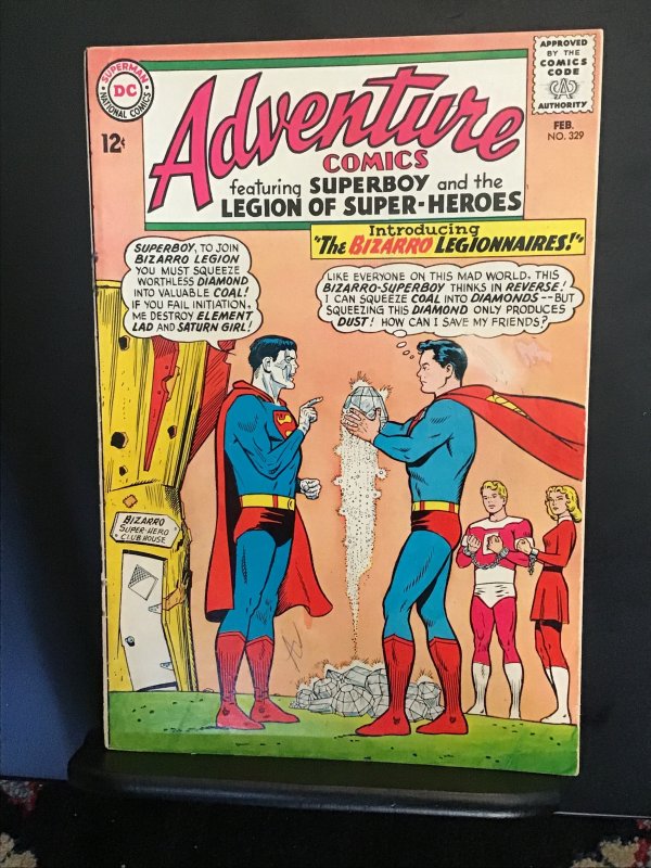 Adventure Comics #329 (1965) mid-grade Bizarro Legion! Slight ...