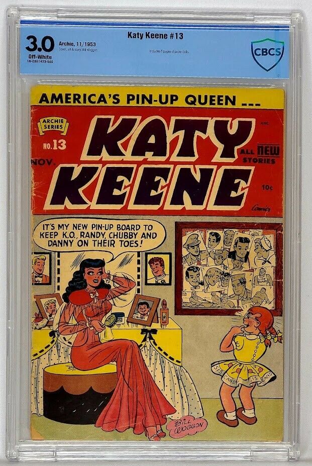 Katy Keene #13 Archie 1953 CBCS 3.0 GD/VG Golden Age Graded Comic W/ Paper Dolls | Comic Books ...