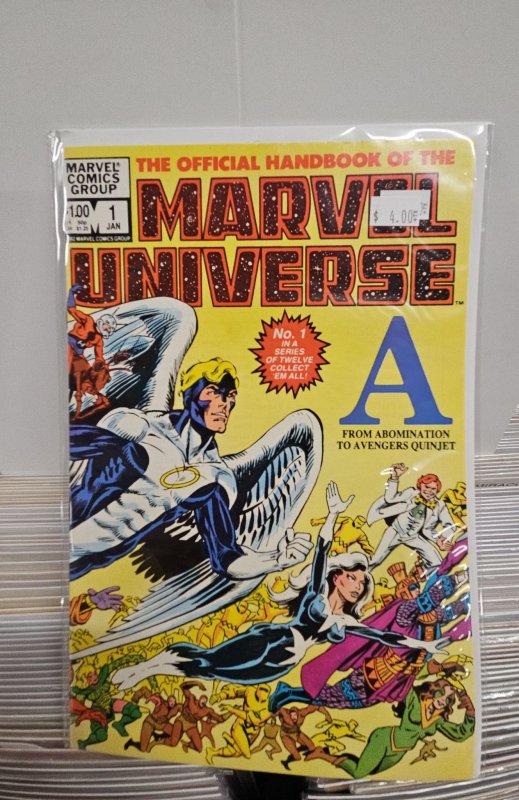 The Official Handbook of the Marvel Universe #1 (1983) | Comic Books ...