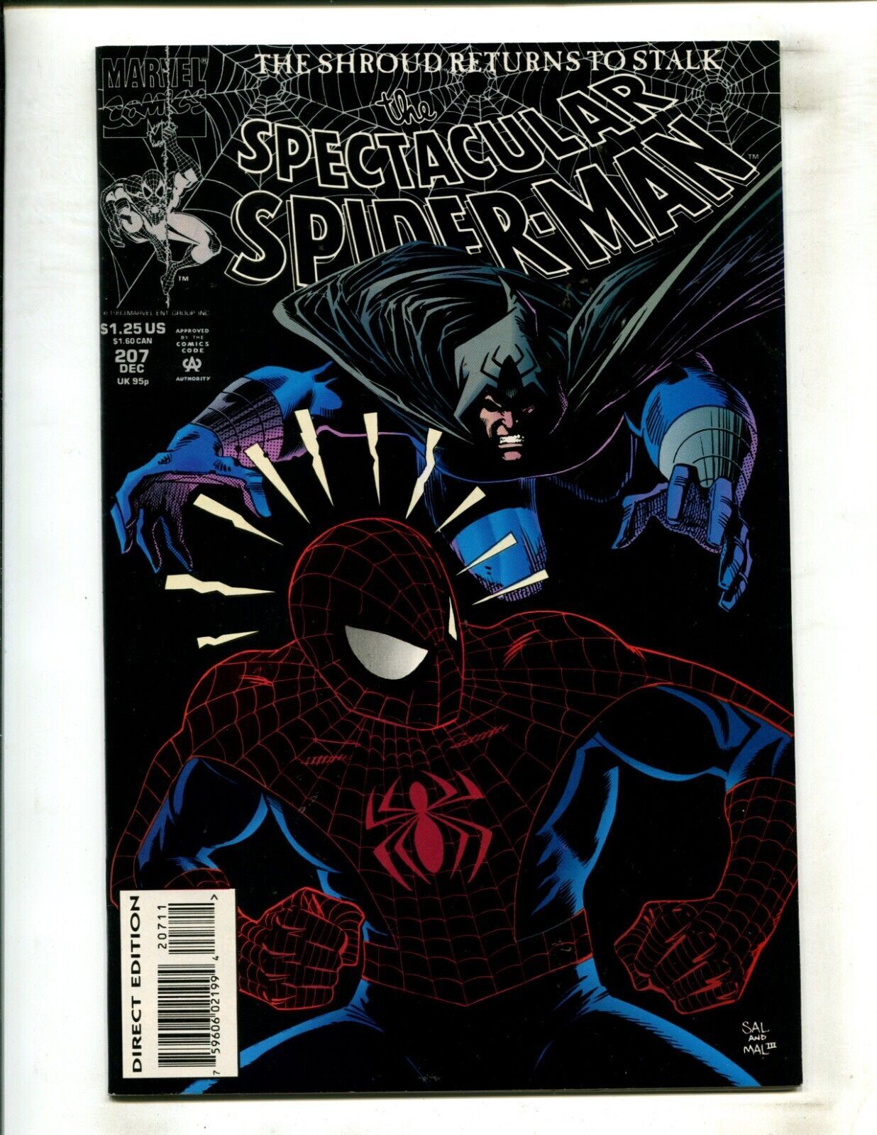 Spectacular Spider-Man #207 (9.2) Screaming Crimson!! 1993 | Comic ...