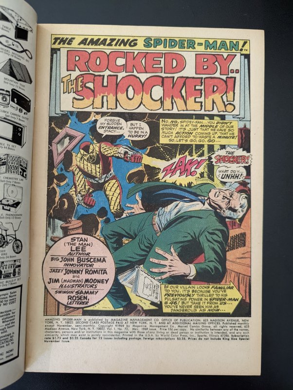 The Amazing Spider-Man #72 (1969) VF | Comic Books - Silver Age, Marvel ...