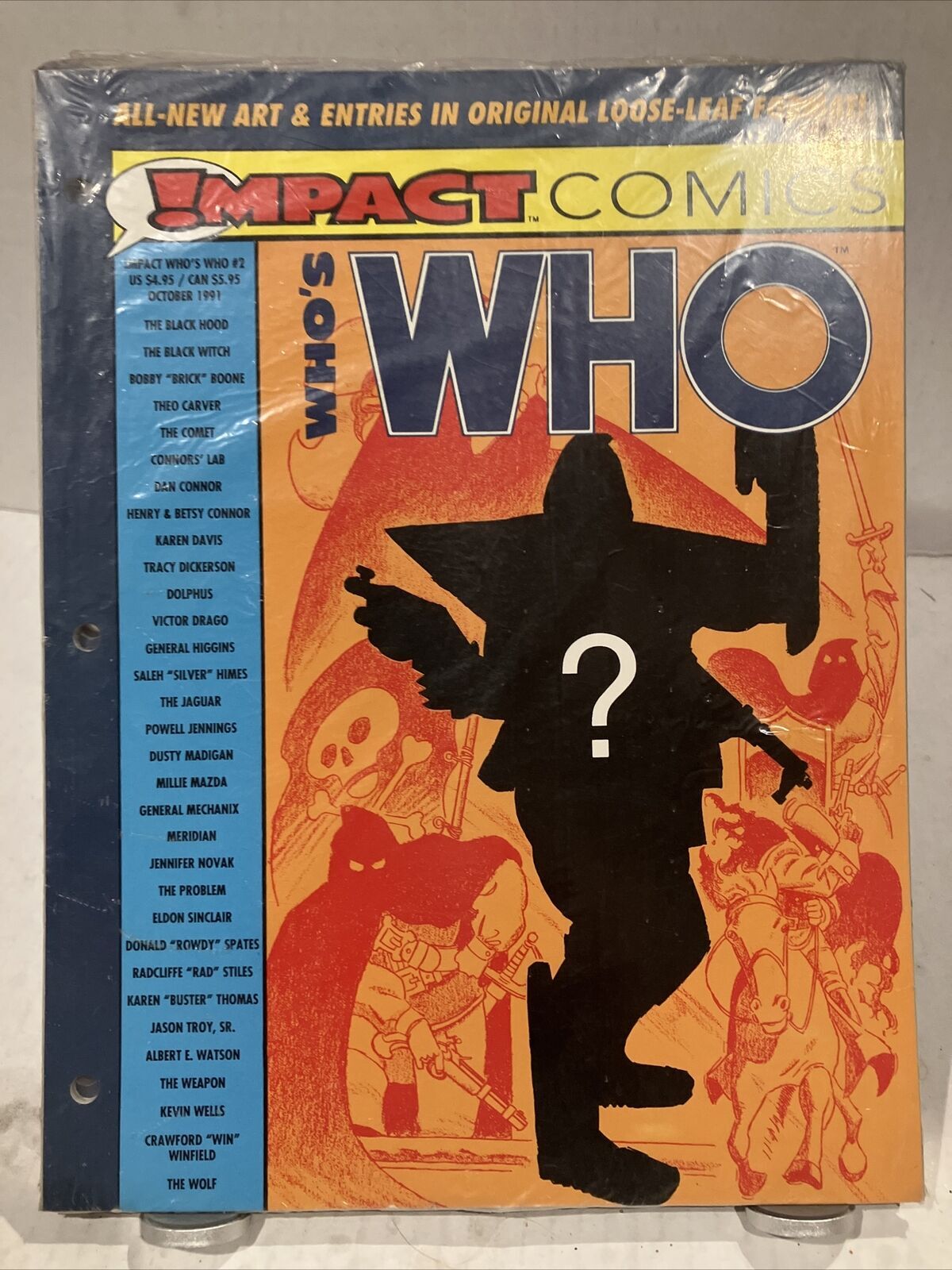 1991 Impact Comics Guide Loose-Leaf Edition *Who's Who* #2 Comic Book ...