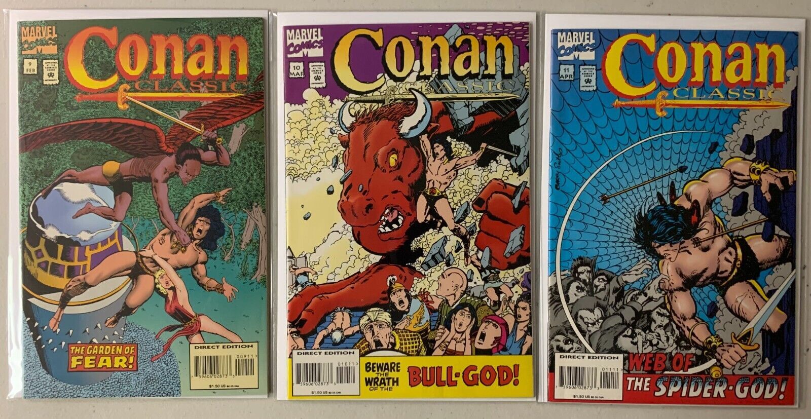 Conan Classic comics set #1-11 complete 11 diff avg 6.0 (1994-95 ...