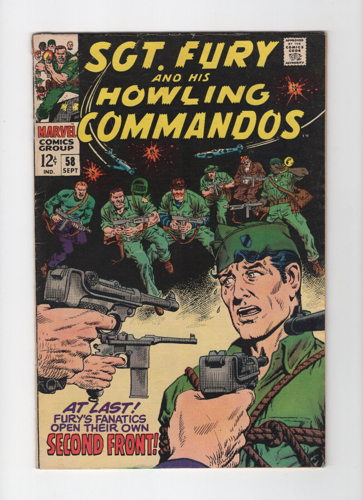 Sgt Fury and His Howling Commandos #58 (Marvel 1968) | Comic Books ...