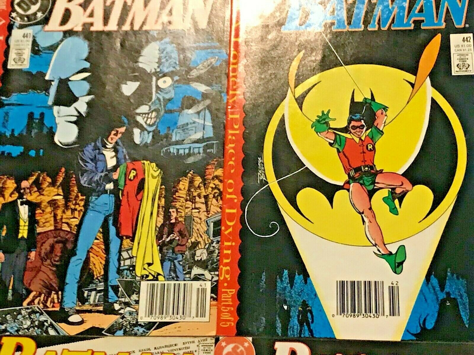 Batman#441-478 VF/NM LOT 1991 (10 Books) ALL Newstand Edition DC Comics ...