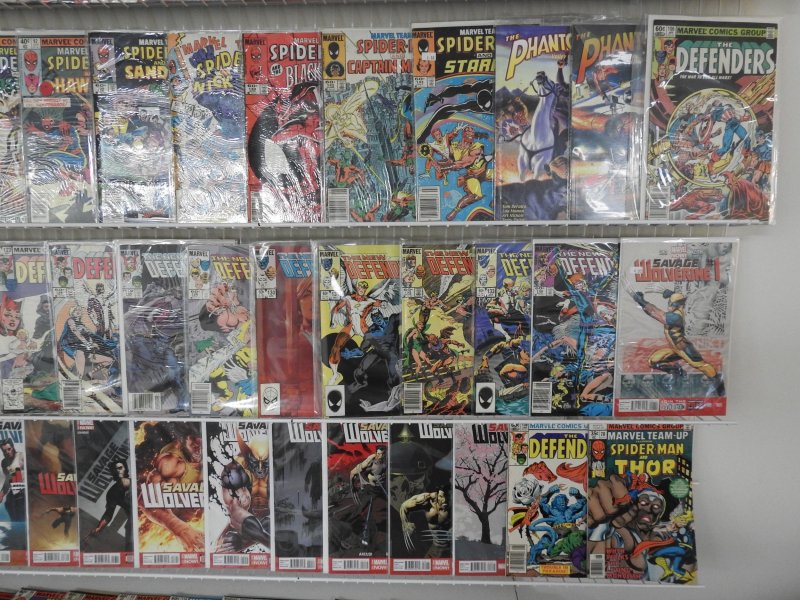 Huge Lot of 160+ Comics W/ Marvel Team-Up, Wolverine, Defenders Avg. FN ...