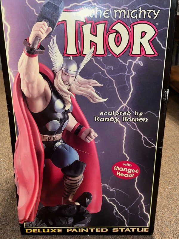 Bowen Designs, Thor Deluxe Change-O-Head, Marvel Full Size Statue ...
