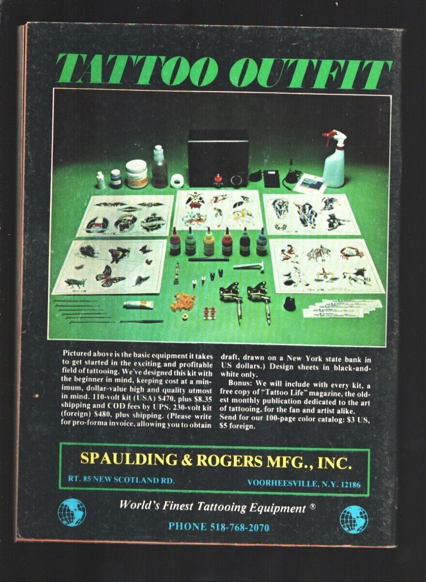 Tattoos #1 1981-1st issue -From "Easyriders"-Over 500 tattoo photos-One ...