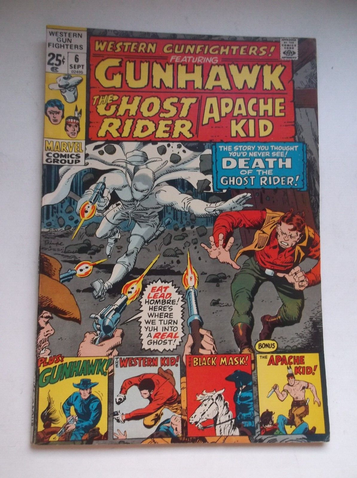 Marvel: Western Gunfighters #5, Feat: Ghost Rider/Gunhawk/Apache Kid ...