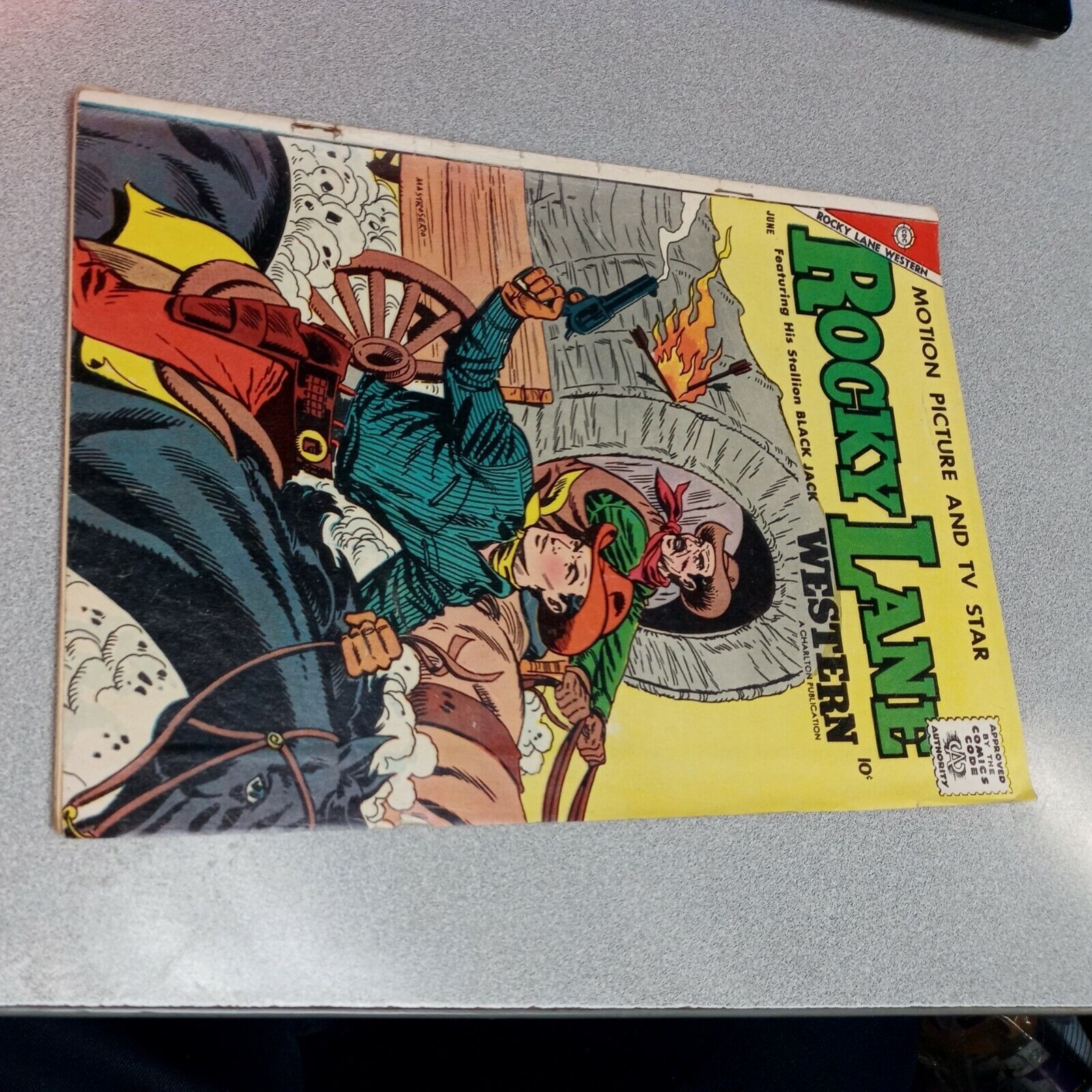 Rocky Lane Western #80 Charlton Pub. 1958 Silver Age Comics Hero ...
