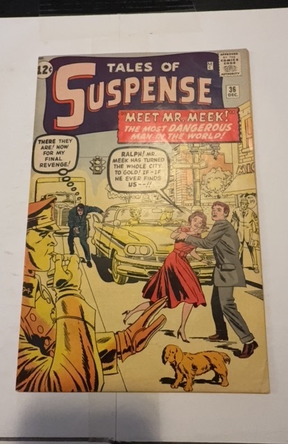 Tales of Suspense #36 (1962)Meet Mr Meek most dangerous man light ...