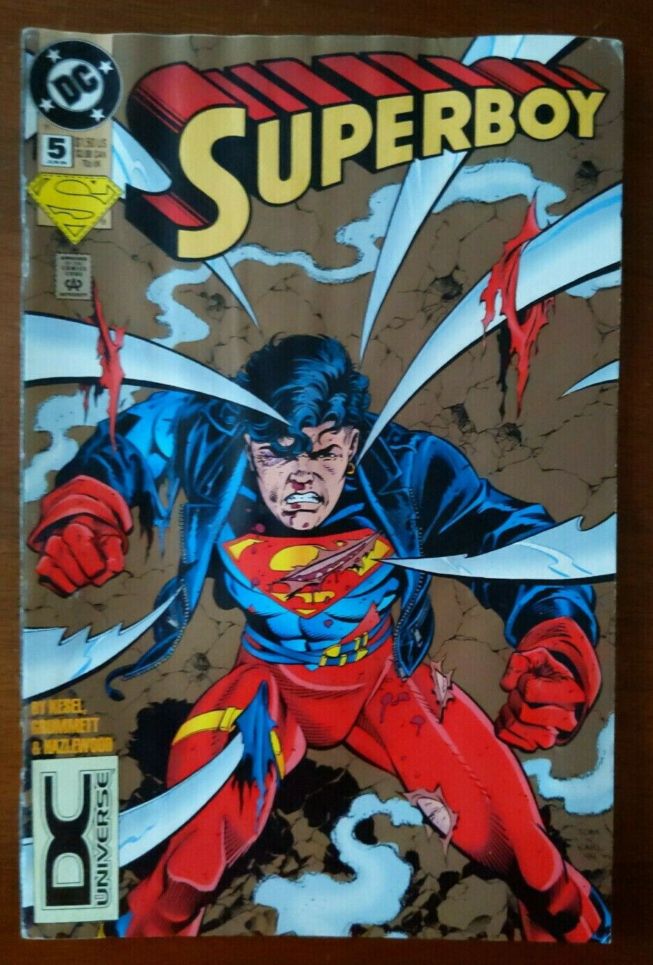 Superboy #5 - DC Universe Logo Variant Clone-Plague Silver Sword Rare ...