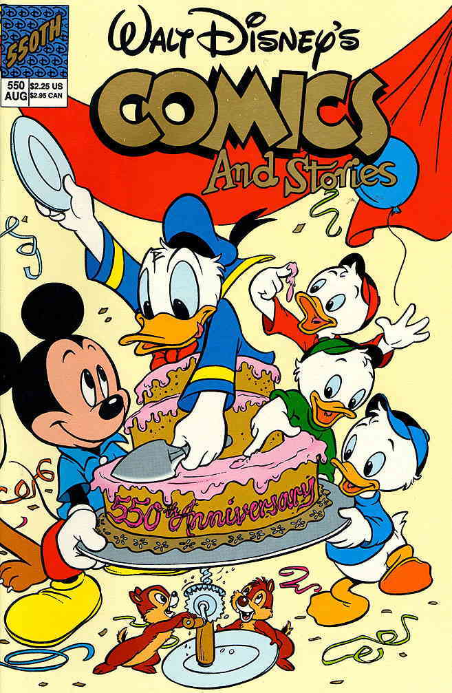 Walt Disney's Comics and Stories #550 FN ; Disney | Comic Books ...