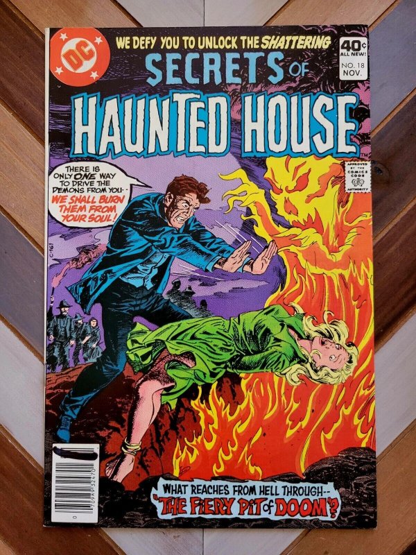 Secrets of HAUNTED HOUSE #18 FN+ (DC Comics, 1979) "Fiery Pit of Doom ...