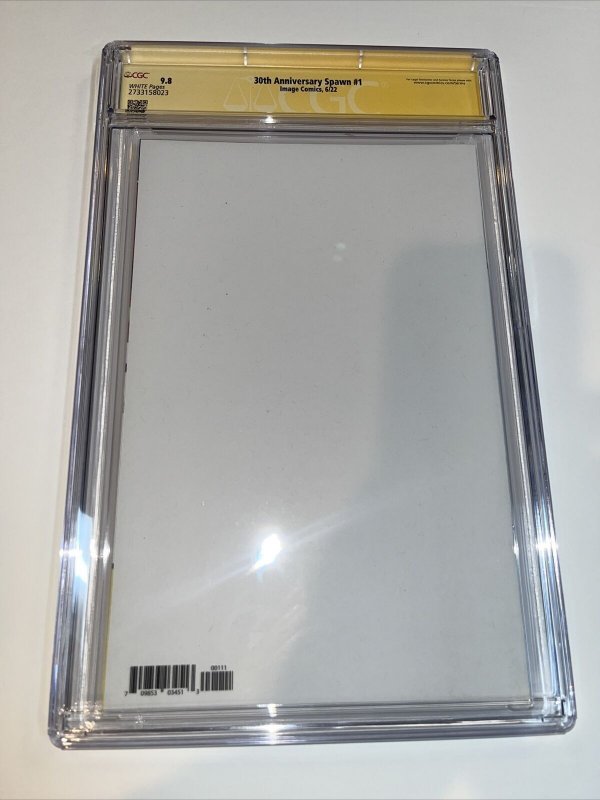 30th Anniversary Spawn (2022) # 1 (CGC 9.8 SS WP) Signed & Sketch Tim ...