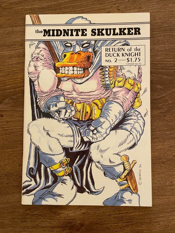 The Midnite Skulker # 2 NM 1986 Comic Book Return Of The Duck Knight ...