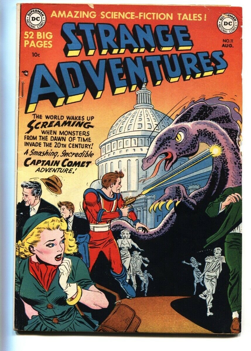 Strange Adventures #11 comic book 1951-DC-sci-fi thrills-Captain Comet ...