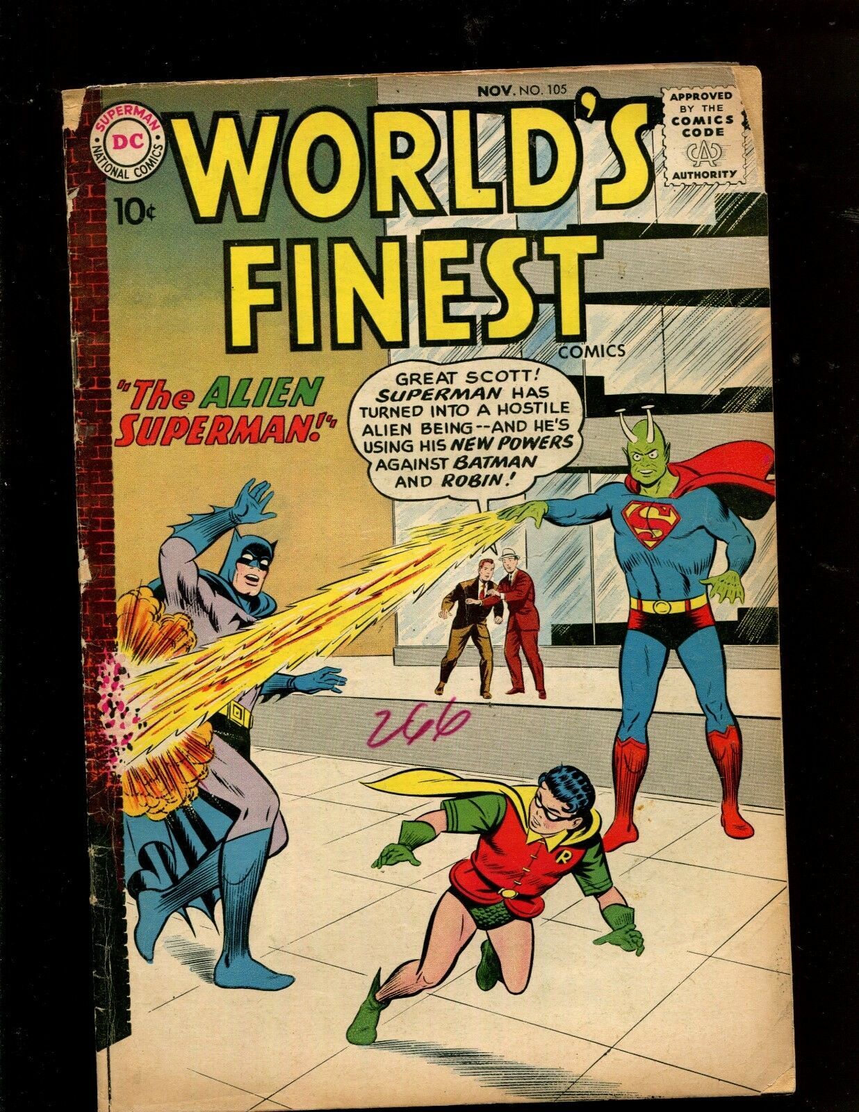 WORLD'S FINEST #105 (GD+) "The Alien Superman!" | Comic Books - Silver ...