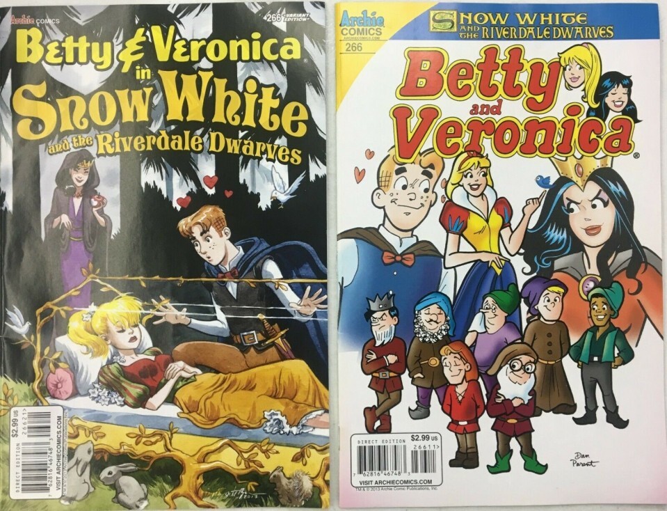 Betty and Veronica #266 VF+ Dan Parent cover & Jill Thompson variant ...