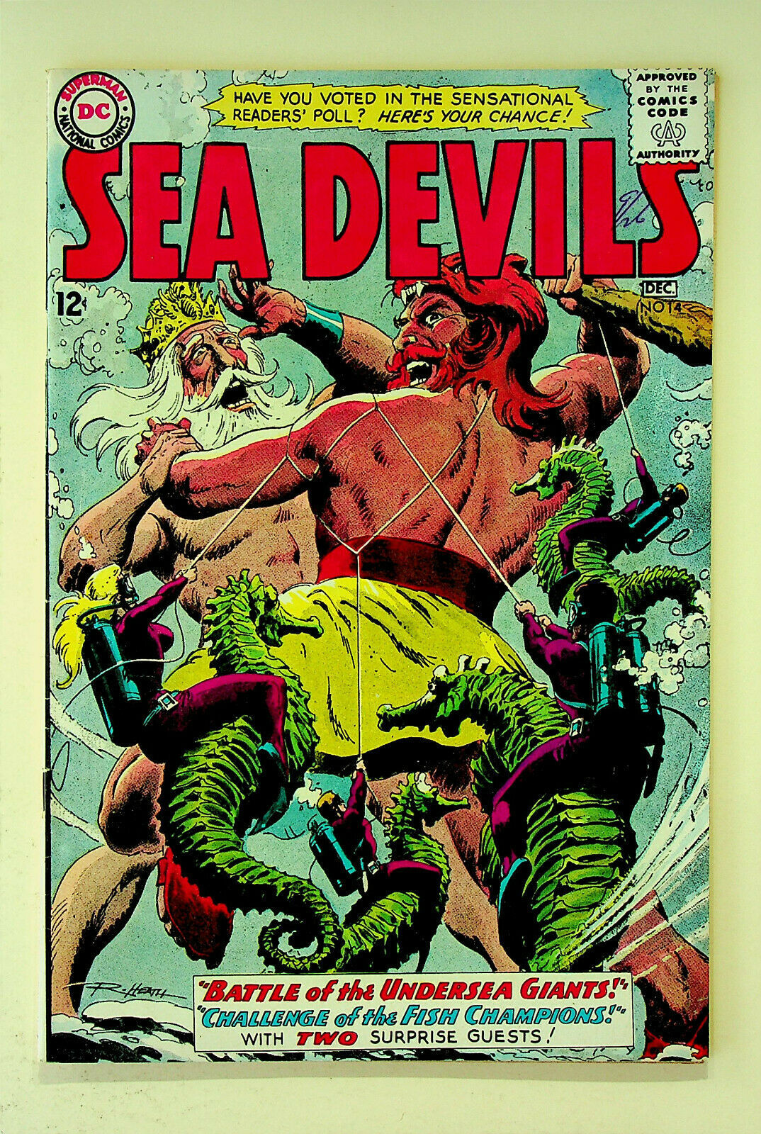 Sea Devils #14 (Nov-Dec 1963, DC) - Very Fine/Near Mint | Comic Books ...