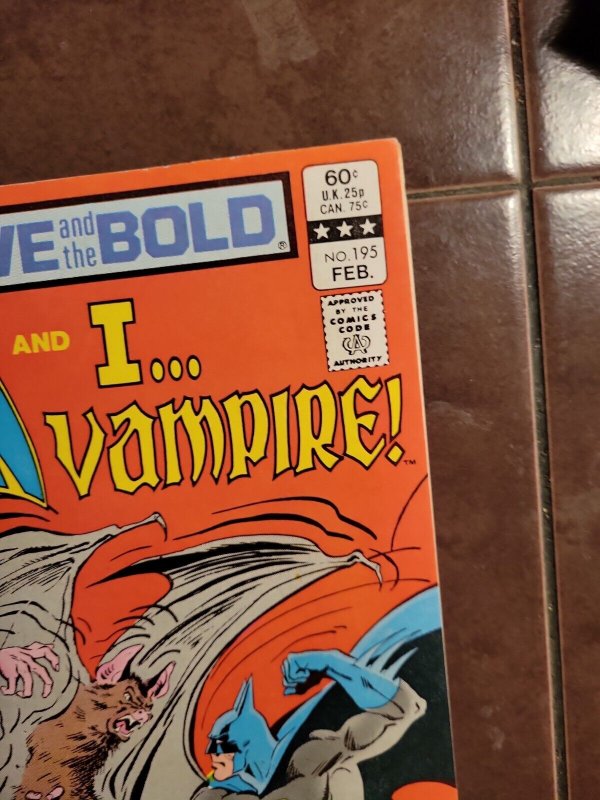 Vampire Batman Brave And The Bold