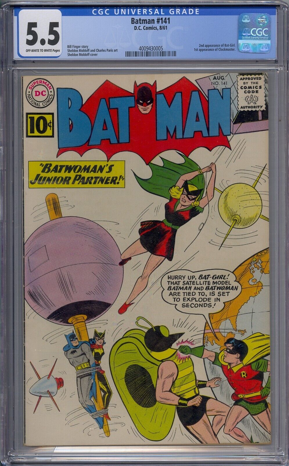 Batman #141 CGC 5.5 2nd Bat-Girl 1st Clockmaster Batwoman | Comic Books ...