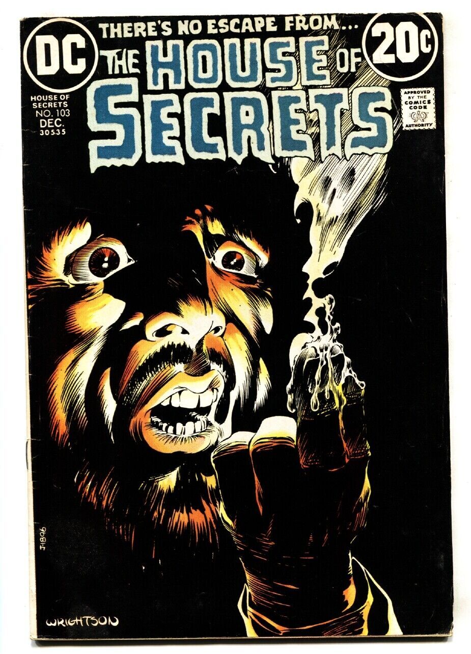 House of Secrets #103--1972--DC--Berni Wrightson --comic book | Comic ...