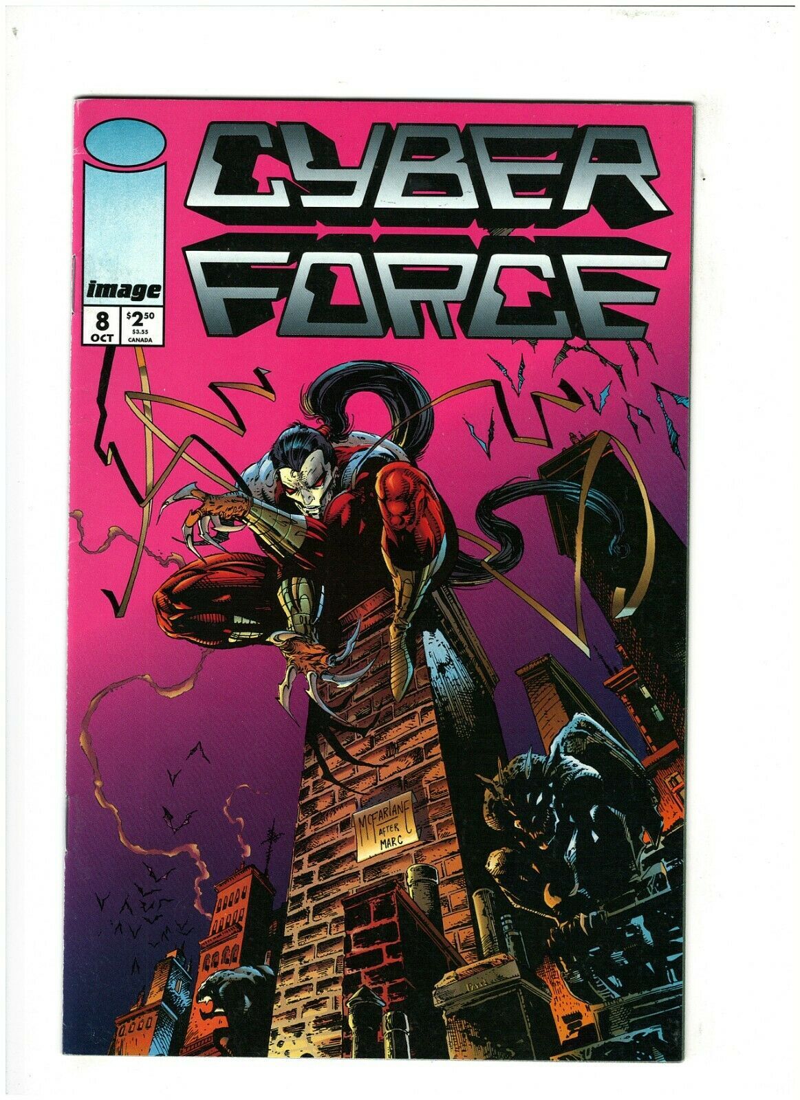 Cyberforce #8 VF+ 8.5 Image Comics 1994 Todd McFarlane Cover and Art ...