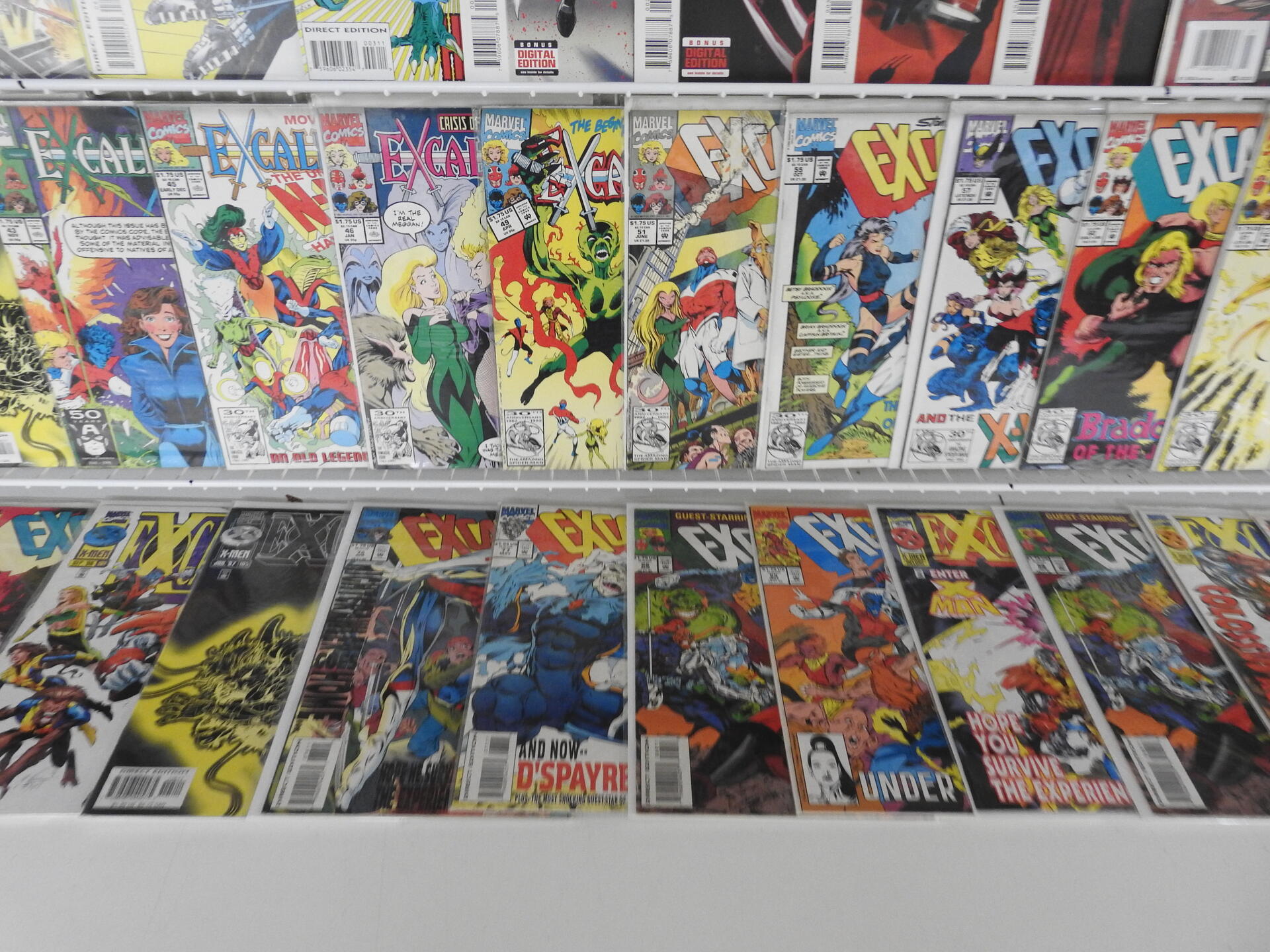 Huge Lot 130+ Comics W/ Wolverine, New Mutants, Excalibur+ Avg VF ...
