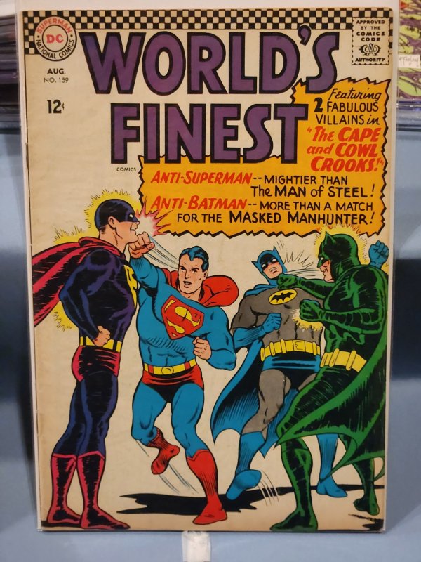World's Finest Comics #159 (1966) | Comic Books - Silver Age, DC Comics ...