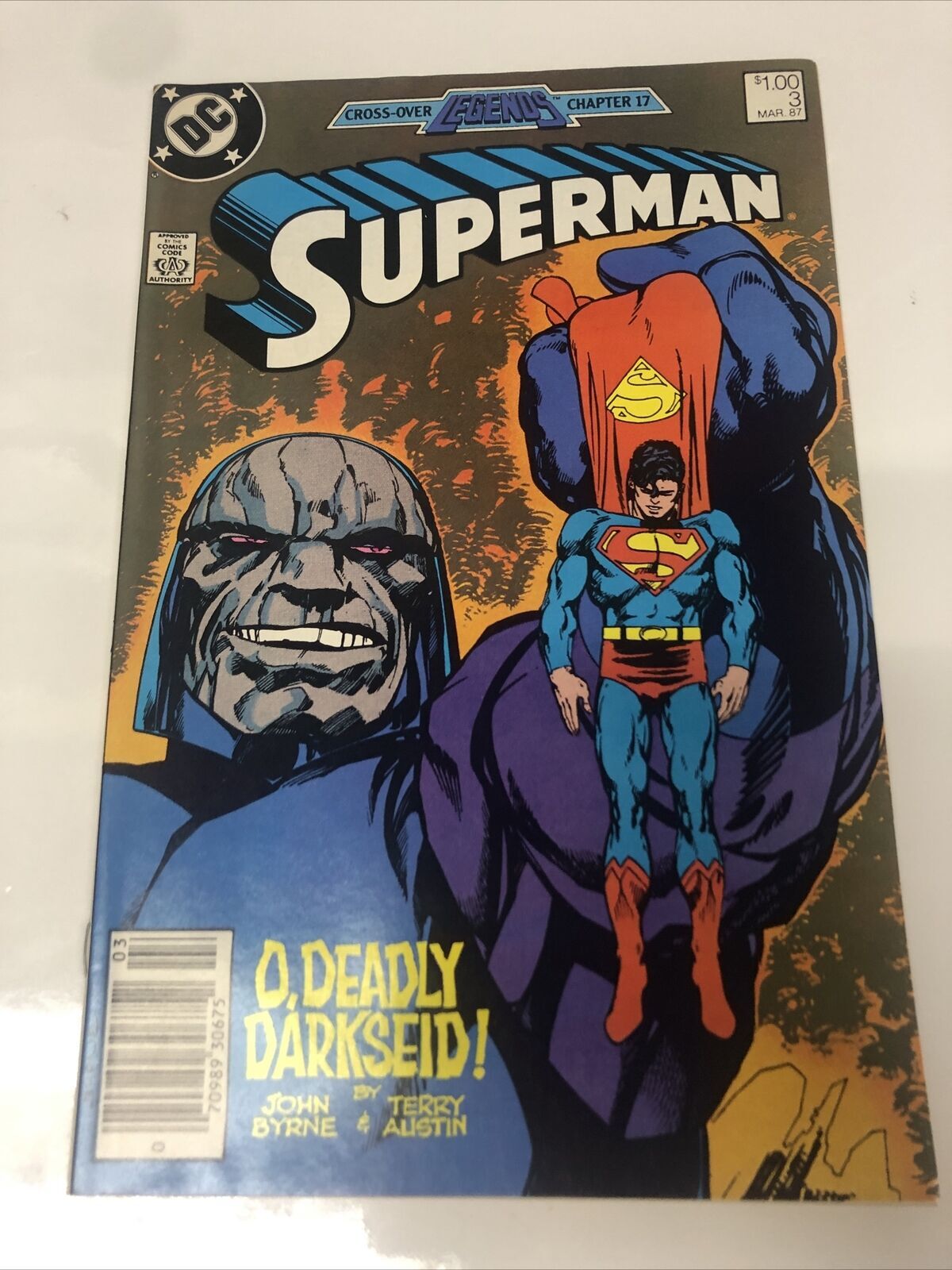 Superman (1987) # 3 (NM) Canadian Price Variant • CPV • John Byrne • DC ...