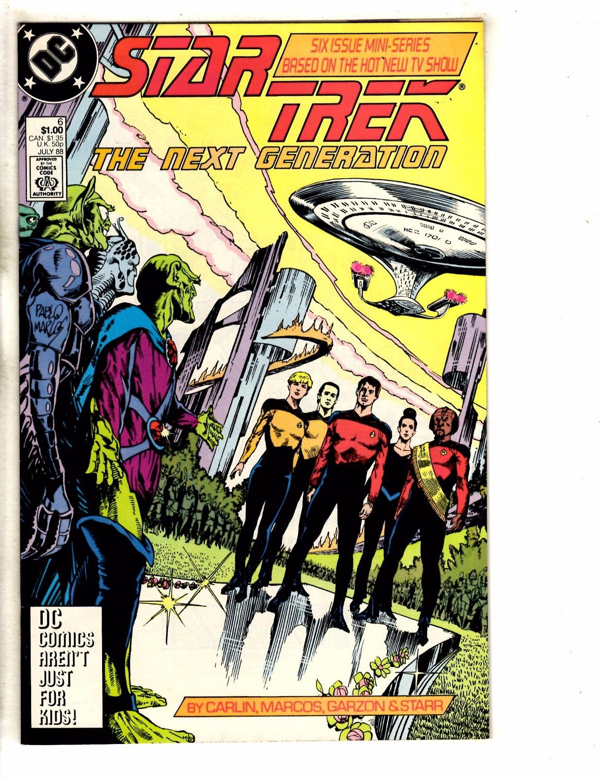 Star Trek The Next Generation Complete DC Comics Mini Series # 1 2 3 4 ...
