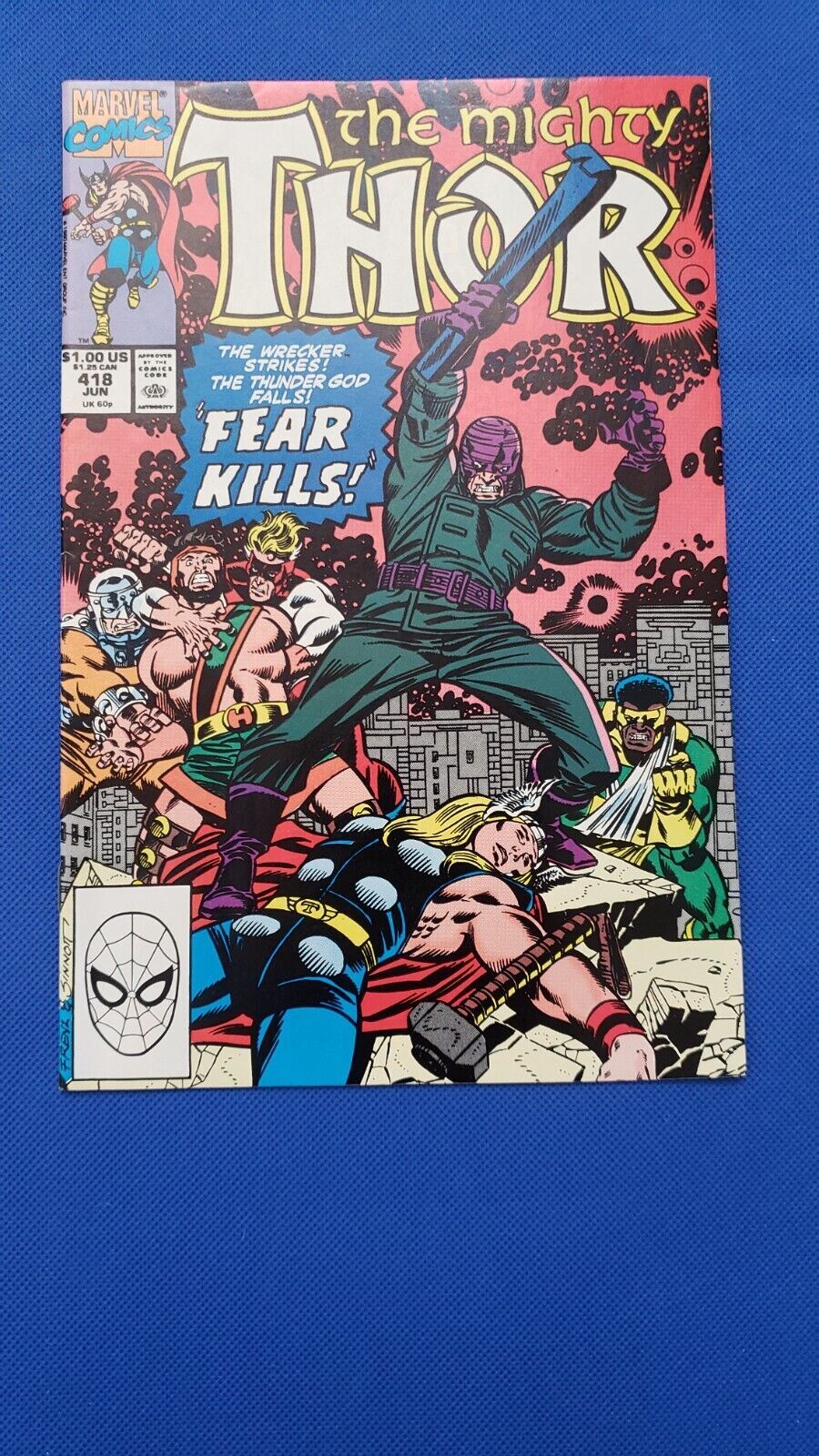 The Mighty Thor 418 Nm Marvel Comics Copper Age 1990 Comic Books