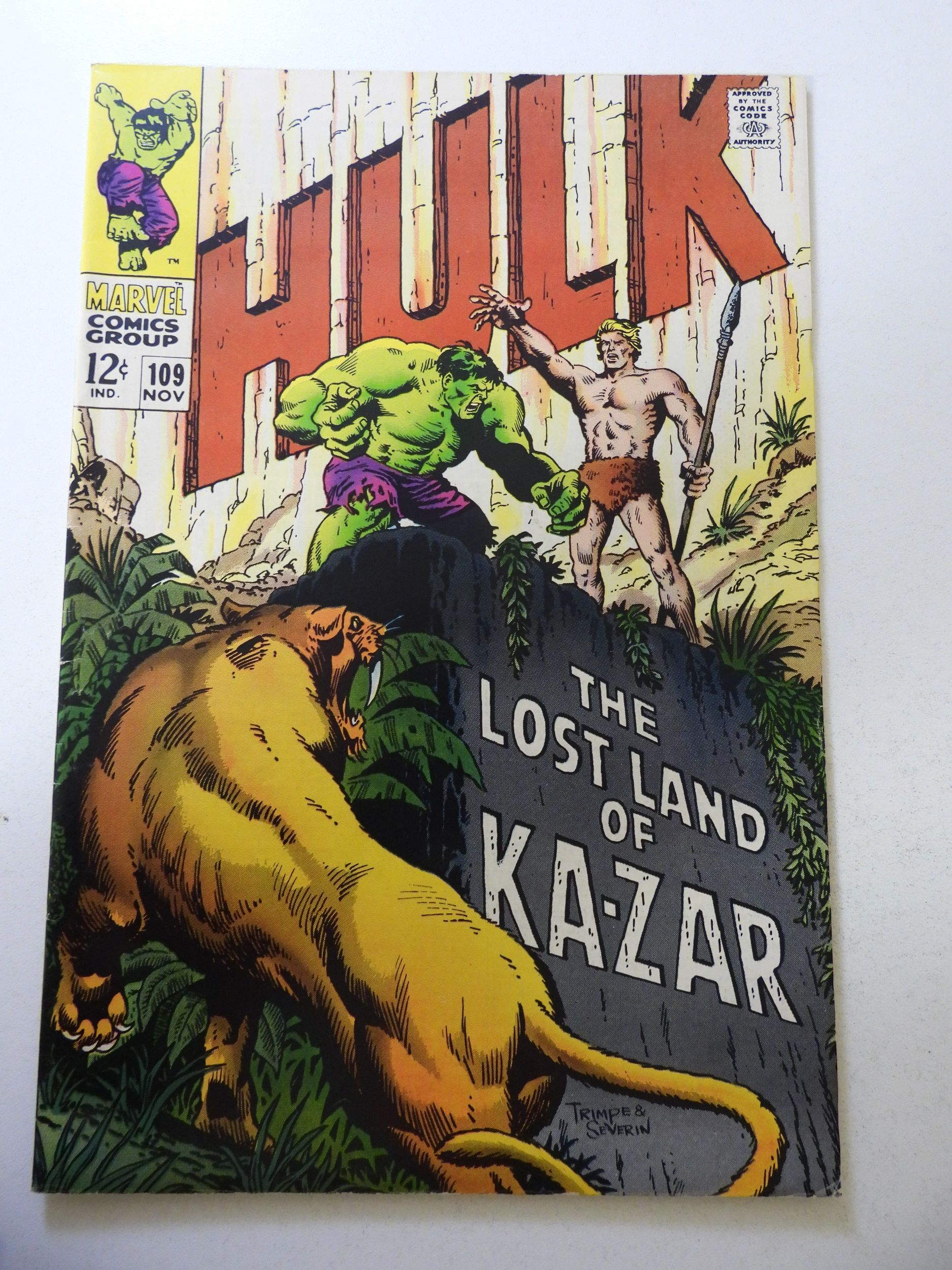 The Incredible Hulk #109 (1968) FN/VF Condition | Comic Books - Silver ...
