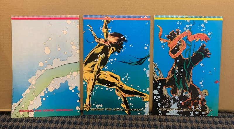 1987 FATHOM Comics, Complete Mini Series #1-2-3, Modern Age,Comico ...