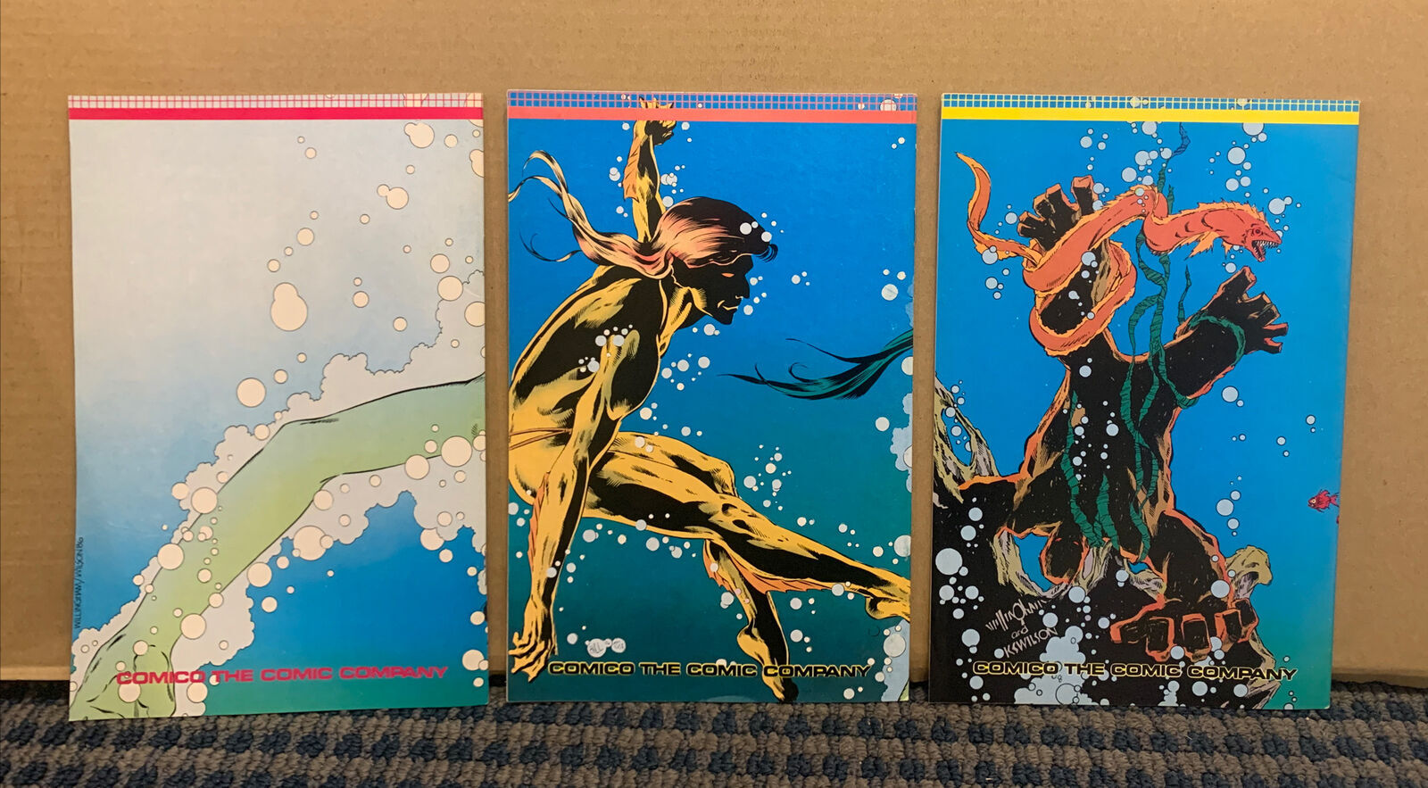 1987 FATHOM Comics, Complete Mini Series #1-2-3, Modern Age,Comico ...