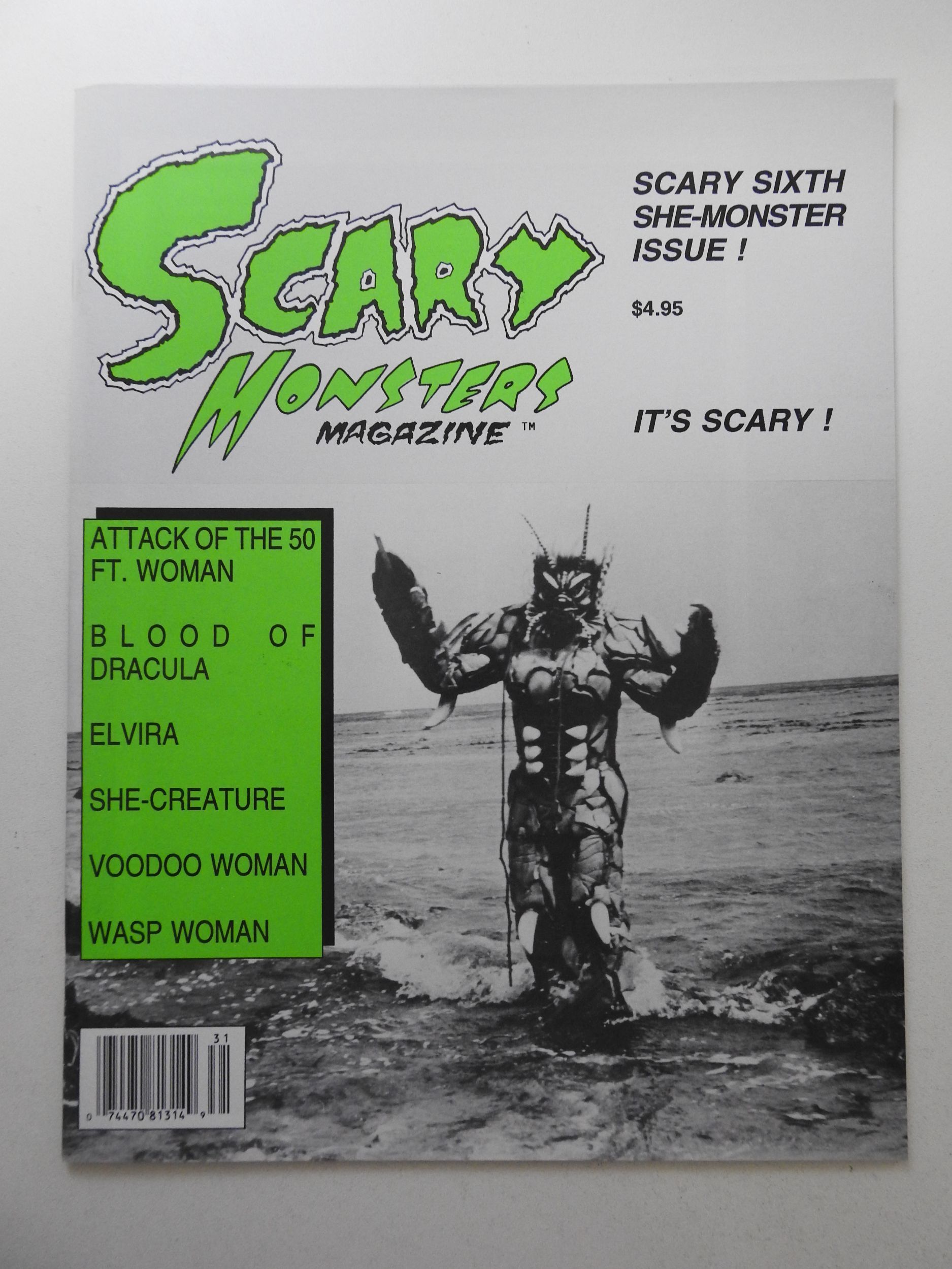 Scary Monsters Magazine #6 Vintage Monsters and Creatures! VF+ ...