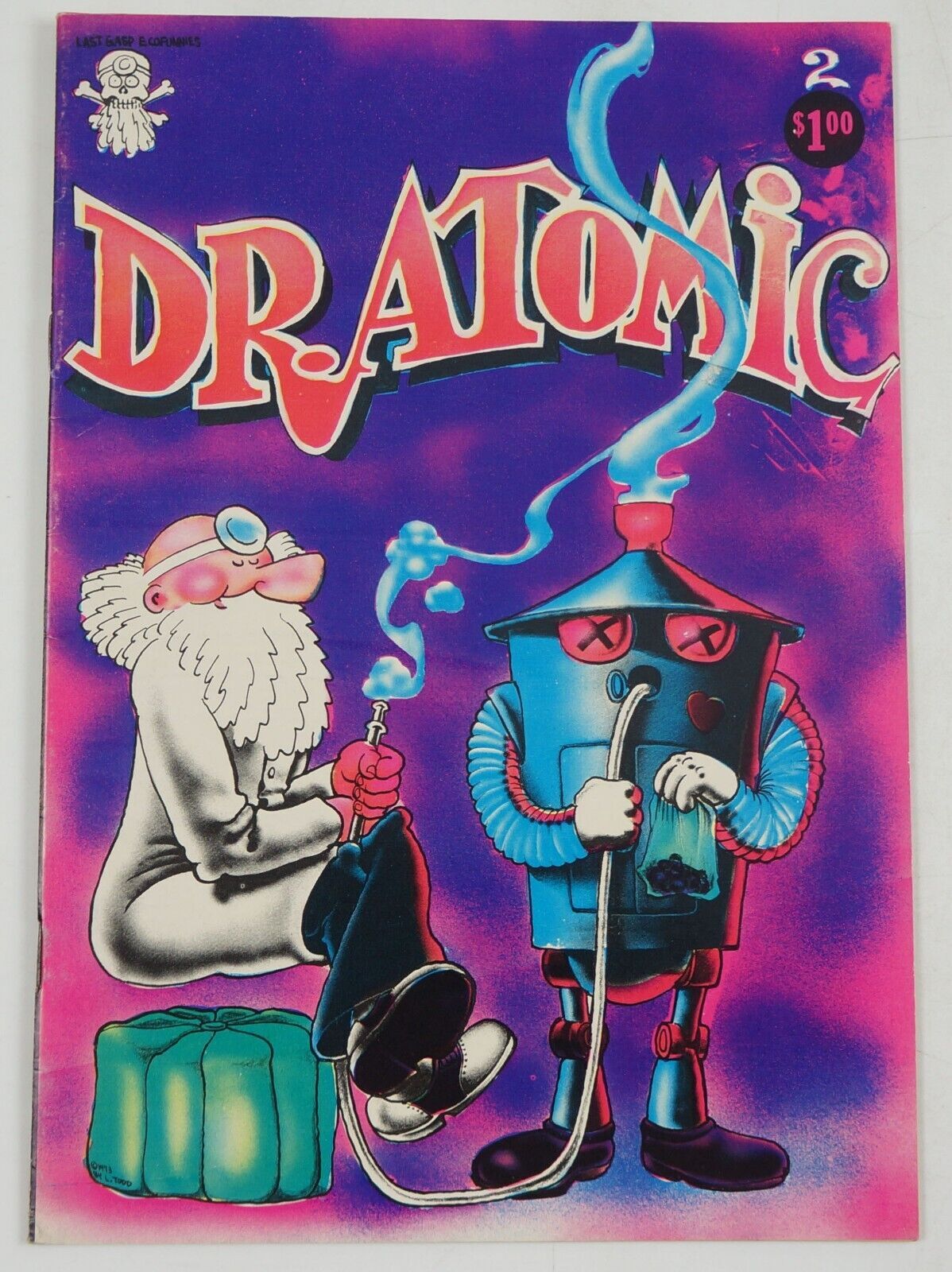 Dr. Atomic #2 FN (3rd) print - larry todd - last gasp underground comix ...