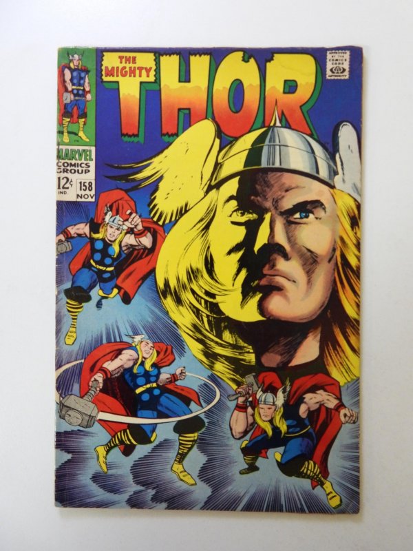 Thor #158 (1968) VG condition "moisture damage" | Comic Books - Silver ...